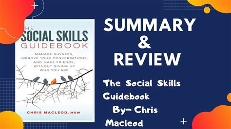 The Social Skills Guidebook By Chris Macleod Summary And Review Youtube
