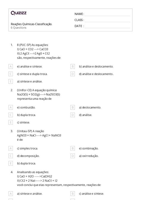 Escrevendo Equações Imprimível 2ª Série Planilhas Quizizz