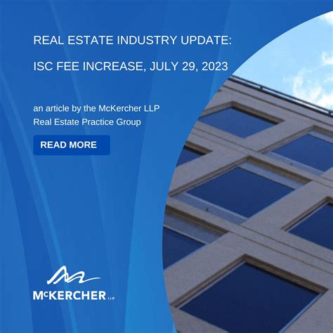 Dezarae Senft On Linkedin Real Estate Industry Update Isc Fee