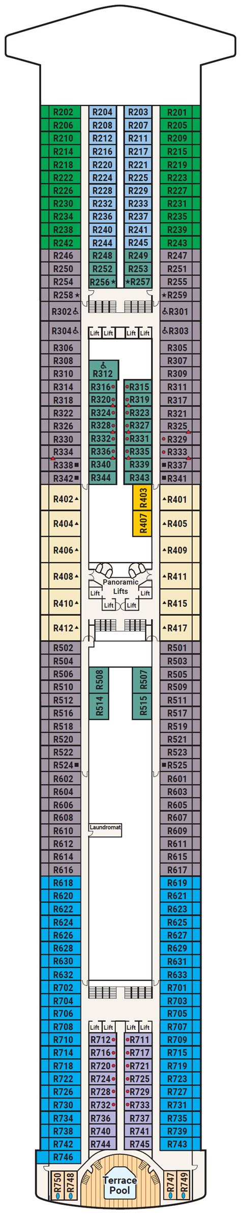 My Kind Of Cruise Caribbean Princess Princess Deck Plans Deck