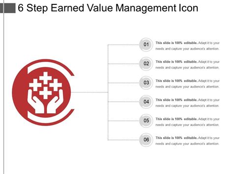 6 Step Earned Value Management Icon Powerpoint Slides Diagrams Themes For Ppt