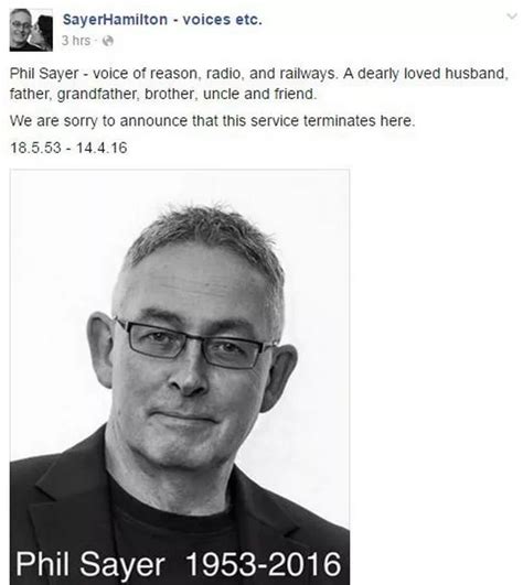Tributes Paid To Phil Sayer The Voice Of London Undergrounds Please
