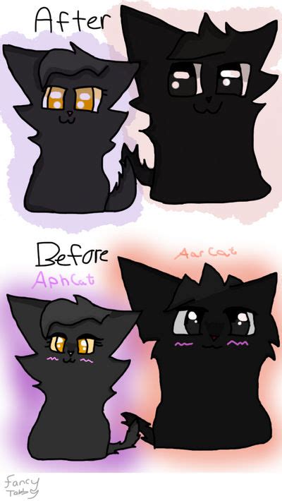 Aphmau Cats Before After By Fancytabby On Deviantart
