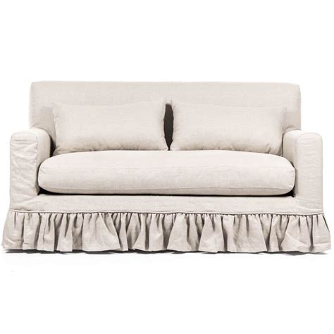 Shabby Chic Dust Ruffle Settee