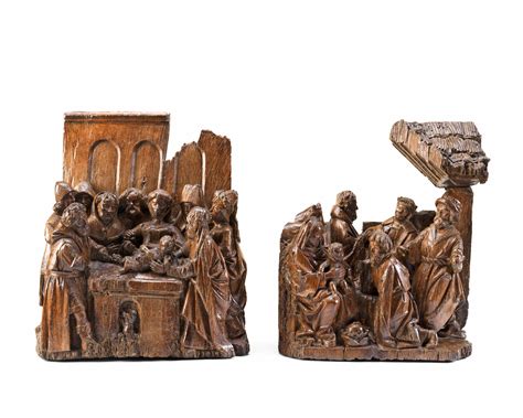 Bonhams Circle Of Jan Borman Ii Flemish 1500 1520 A Pair Of Relief