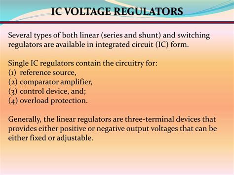 Ppt Chapter 6 Voltage Regulators Part 2 Powerpoint Presentation