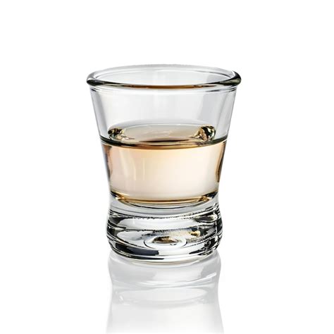 Premium Photo Whiskey In A Shot Glass Isolated On White Background