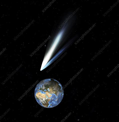 Comet Passing Earth Stock Image R4500397 Science Photo Library