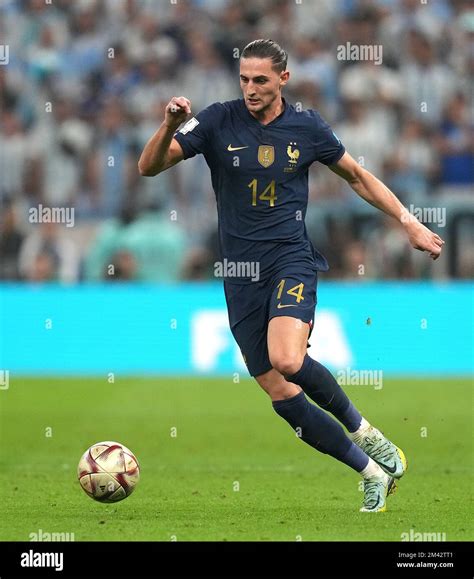 Frances Adrien Rabiot In Action During The Fifa World Cup Final At