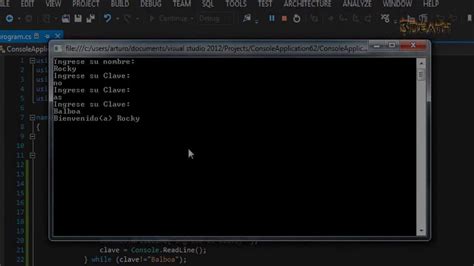 C Do While Validar Clave Visual Studio Youtube