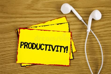 Word Writing Text Productivity Motivational Call Business Concept For