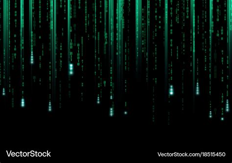 Futuristic Binary Code Royalty Free Vector Image