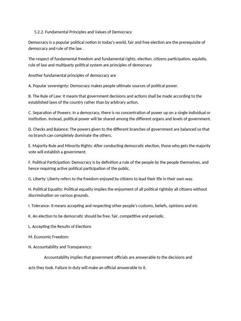 Civics Assignment 3 Pdf Human Rights Democracy