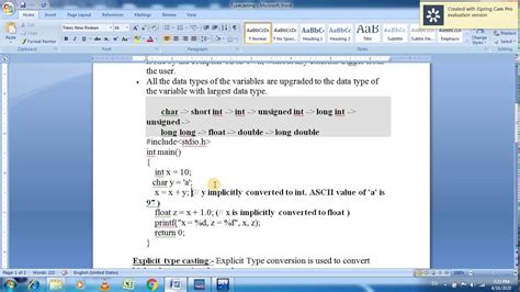 Typeconversion Youtube