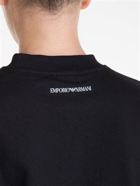 Emporio Armani Logo Print Sweatshirt Black 3k2m8z2j49z0999