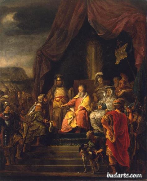 摩西和叶忒罗 费迪南德·波尔 画园网