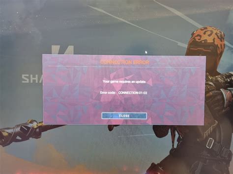 Gives Me This Error After Ive Downloaded The Update Anyone Else Experiencing This R