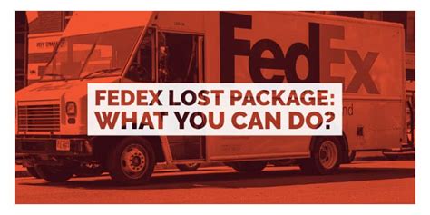 Fedex Lost Package What You Can Do