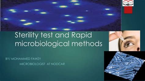 Sterility Test And Modern Microbiological Methods Pptx Infectious