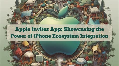 Apple Invites App Showcasing The Power Of Iphone Ecosystem Integration
