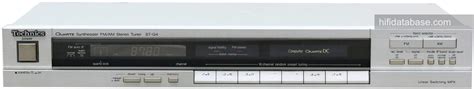Technics St G4 Hi Fi Database Tuners