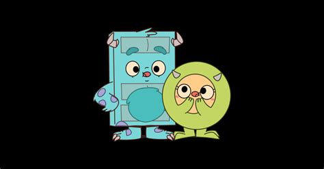 Monsters Inc Choco And Pancake Chocoandpancake Sticker Teepublic