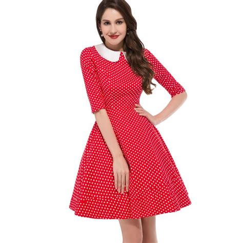 Red Polka Dot Dress Plus Size Pluslookeu Collection