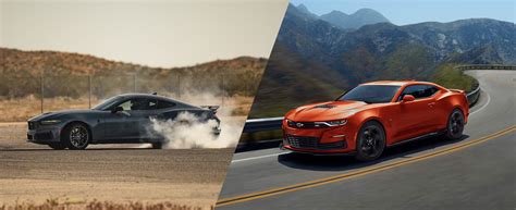 2025 Ford Mustang And 2024 Chevrolet Camaro Comparison
