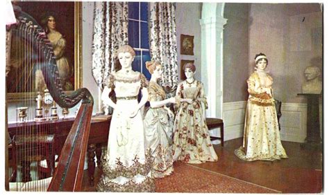 Chrome Postcard Music Room White House During John Quincy Adams