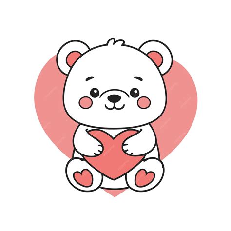 Premium Vector Cute Vector Graphics For Valentines Day Card