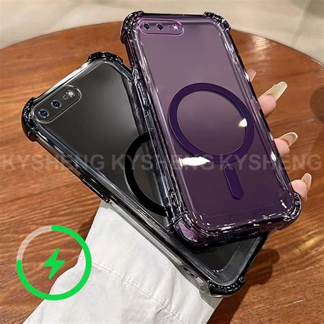 Case For Iphone 6 6s 7 8 Plus Phone Case Tpu Magnetic Charging Four