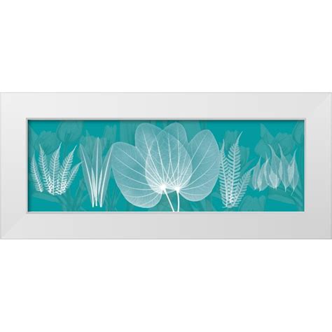 Koetsier Albert 18x9 White Modern Wood Framed Museum Art Print Titled Teal