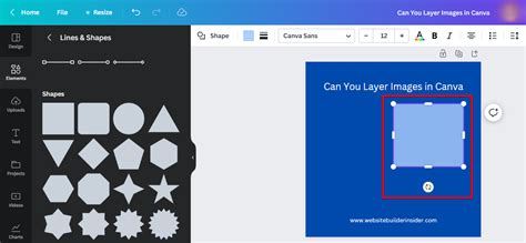 Can You Layer Images In Canva