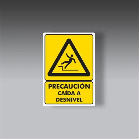 Señalamientos Viales Para La Seguridad Industrial Precaucion Caida A