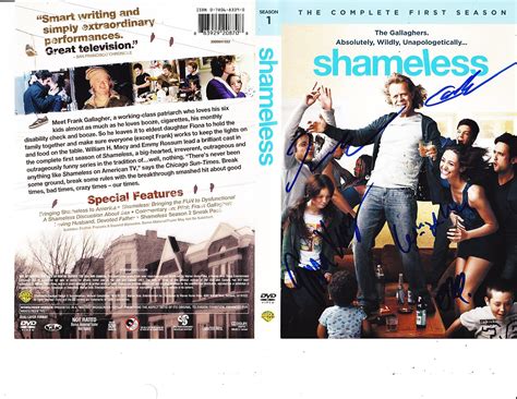 Shameless Cast Signed Season One Dvd Cover Collectible Memorabilia