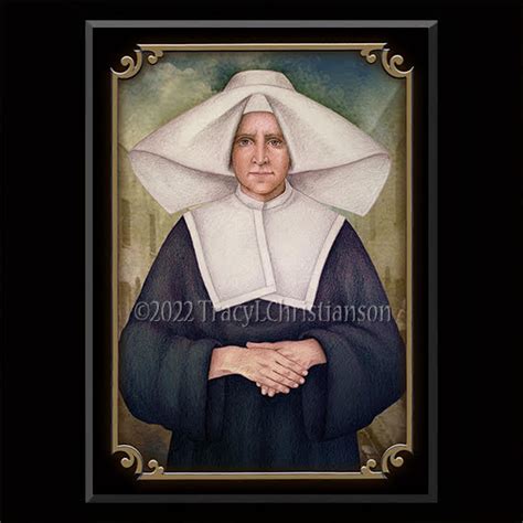 Bl Rosalie Rendu Plaque And Holy Card T Set Portraits Of Saints