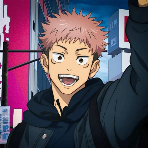 Jjk Itadori Yuji Itadori Nails Itadori Yuuji Pfp Jjk Yuji Itadori