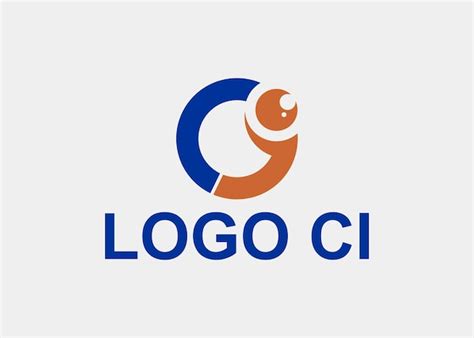 Premium Vector Logo Ci Circle Company Name