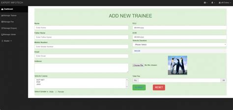 Trainee Management System Project In Php With Source Code And Report