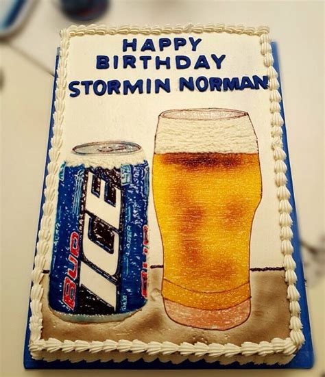 Beer Theme Cake