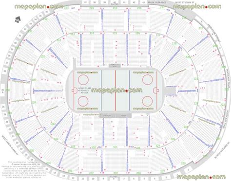 Sap Center Seat And Row Numbers Detailed Seating Chart San Jose