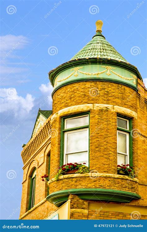 Corner Building Decorah Stock Image Image Of Decorah 47972121