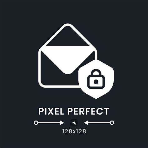 email security white solid desktop icon account protection prevent