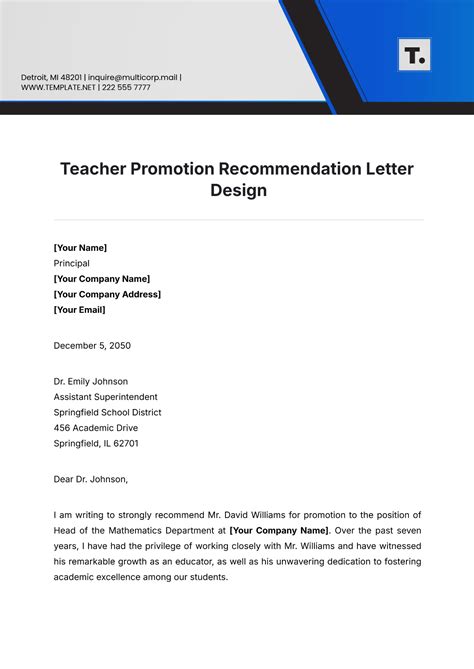 Free Recommendation Letter Template Edit Online And Download