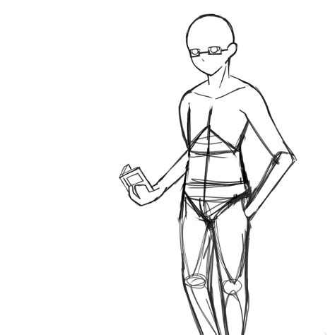 Male Body Drawing Base