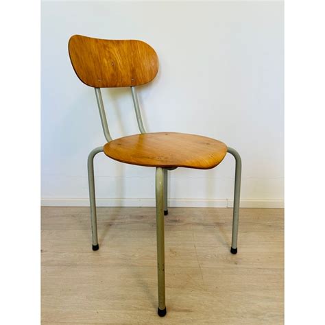 Vintage Model Z 314 School Chair From Kovona Former Czechoslovakia