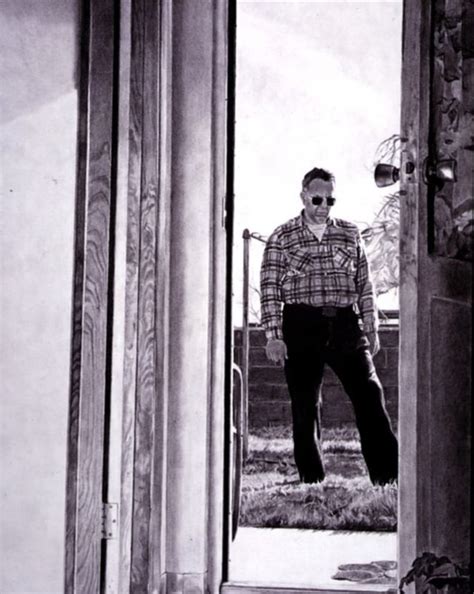 Man At Door Rendered Drawing Rc Suhrie