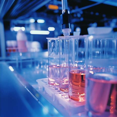 Biotechnology Manufacturing Featuring Lab Equipment For Producing