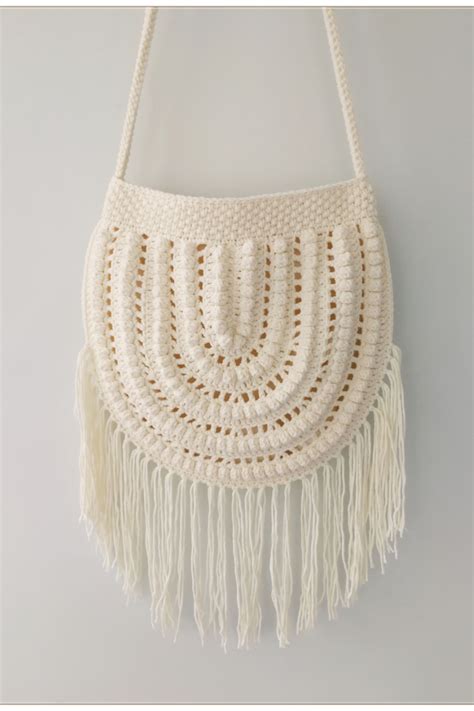 Crochet Crossbody Purse Messenger Bag Mini Crossbody Bag