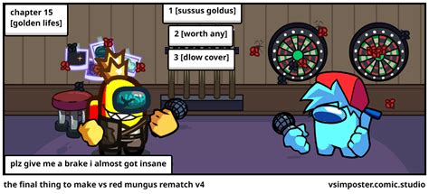The Final Thing To Make Vs Red Mungus Rematch V4 Comic Studio